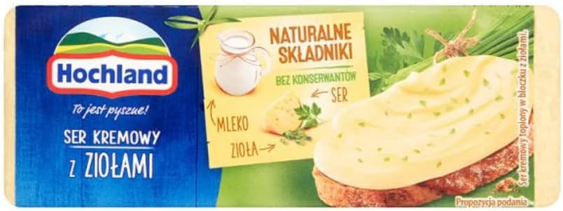 Hochland Block Cheese with Herbs Spread 90gr x 15 pack : Amazon.co.uk ...
