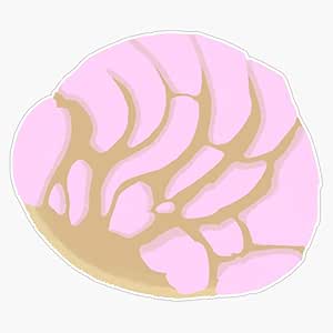 Amazon.com - Strawberry Concha Bread Sticker Vinyl Bumper Sticker Decal ...