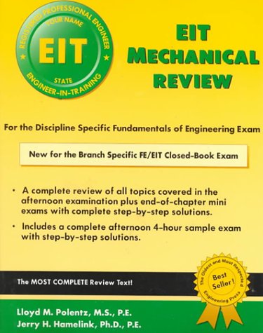 EIT Mechanical Review: For the Discipline Specific Fundamentals of ...