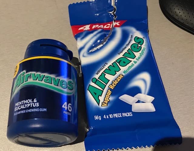 Wrigleys Airwaves Menthol & Eucalyptus Bottle (case of 6) : Amazon.com ...