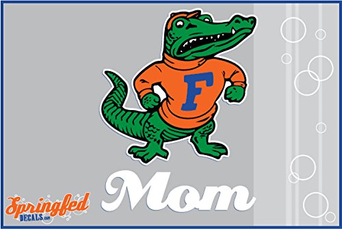 Amazon.com: Florida Gators MOM in Cursive w/ALBERT Vinyl Decal #1 UF ...