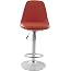 Da URBAN® Valure Height Adjustable Bar Stool / Kitchen Chair Black (1 ...