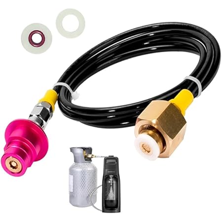 Amazon.com: CGA320 Soda Machine Co2 Adapter Quick Connector Hose,for ...