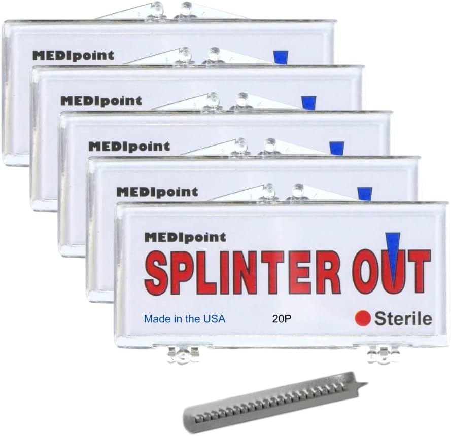 Amazon.com: Splinter Out Splinter Remover, 20 Count (Pack of 5 ...