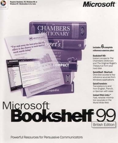 Microsoft Bookshelf 99 : Amazon.co.uk: Software