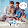 Amazon.com: Menkxi 2 Pcs Hanukkah Jewish Snowman Figures Wood Snowman ...