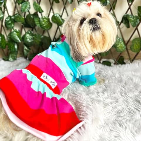 Wrap In Fur Dog Winter Frock, Dog Woolen Frock, Winter Frock for Dog (M ...