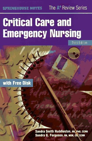 Critical Care and Emergency Nursing (Book: Huddleston: 9780874349009 ...