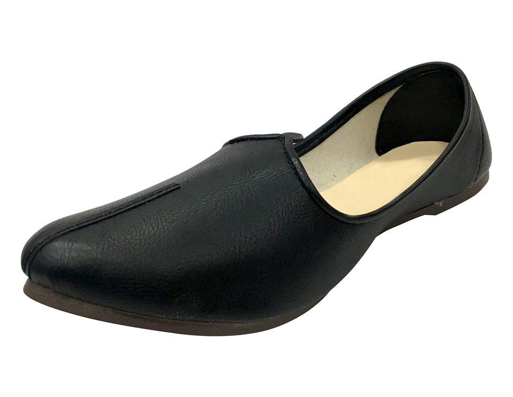 Step n Style Mens Black Jalsa Shoes Indian Shoes Casual Shoes Ethnic ...