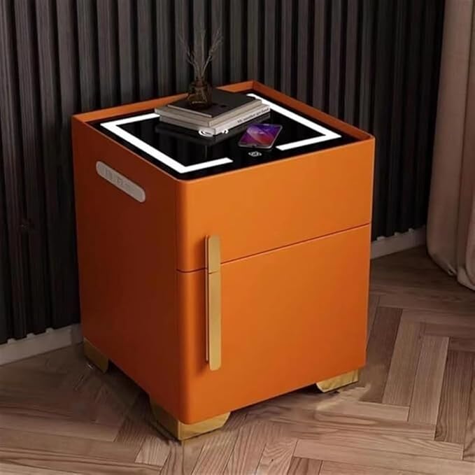 Amazon.com: SJWTYK Smart Nightstand with Wireless Charging Station, End ...