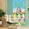 Amazon.com: Hello Spring Door Cover Spring Gnome Door Banner Spring ...
