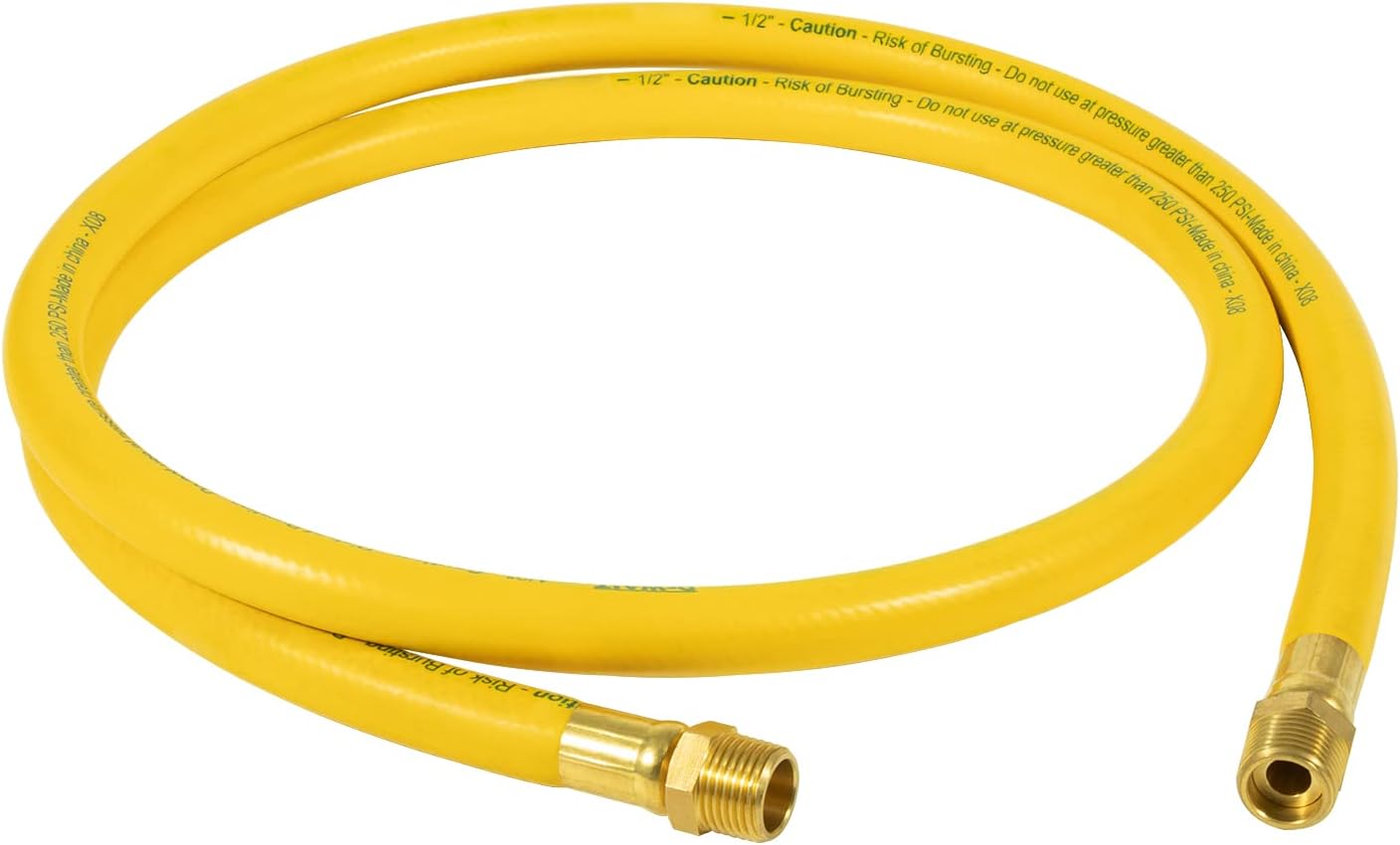 Amazon.com : Bzsunway Air Whip Hose DXCM012-0226 1/2” x 6’ Flexible and ...