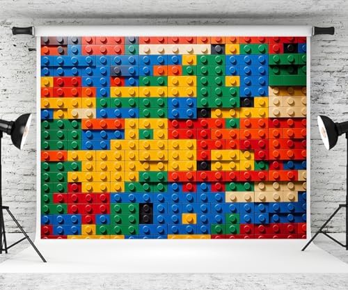 Amazon.com : Kate 7×5ft Building Block Wall Backdrop Photography ...