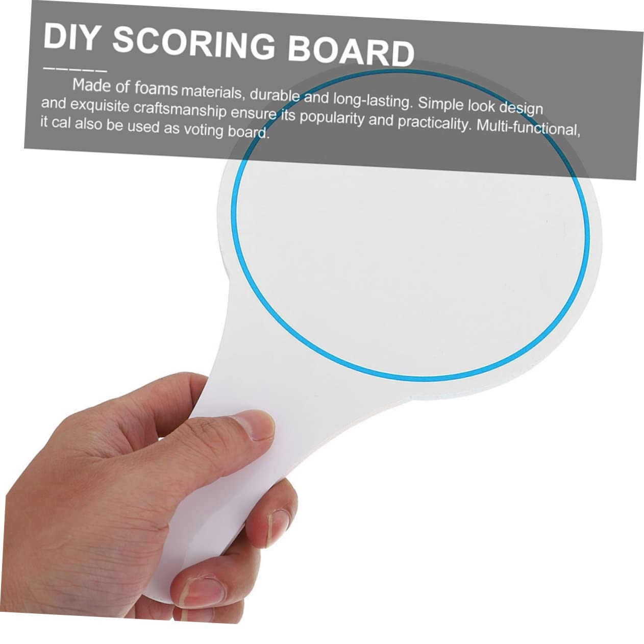 Blank Auction Paddle