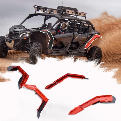 Amazon.com: ELITEWILL Maverick X3 Fender Flares Extended Mud Guards and ...
