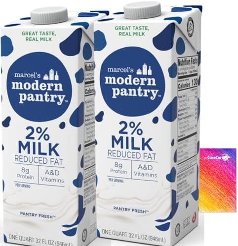 Amazon.com: Shelf-Stable Milk Bundle - Includes Two Pack of Marcel's ...