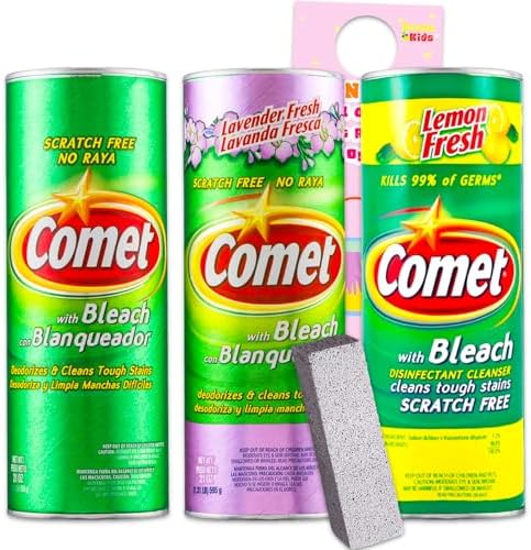 Amazon.com: Comet Cleaner with Bleach Powder Lavender Fresh 21-Ounces ...