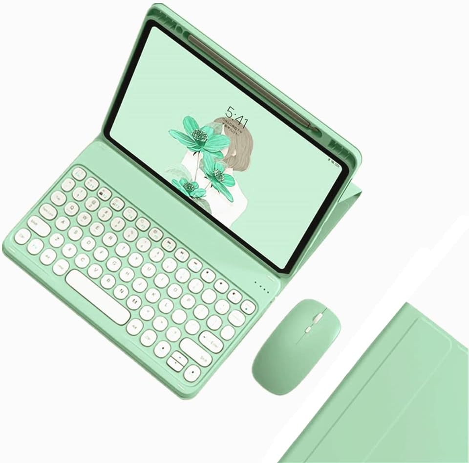 Amazon.com: Keyboard Cover with Mouse for iPad 9th 8th 7th Generation ...