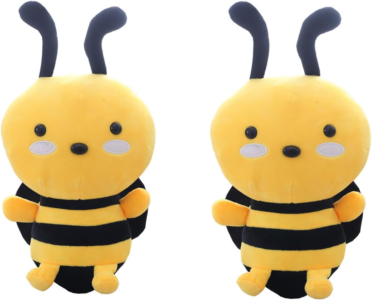 Amazon.com: zxmbeddings 2Pcs Bee Stuffed Animal,Soft Baby Bumble Bee ...