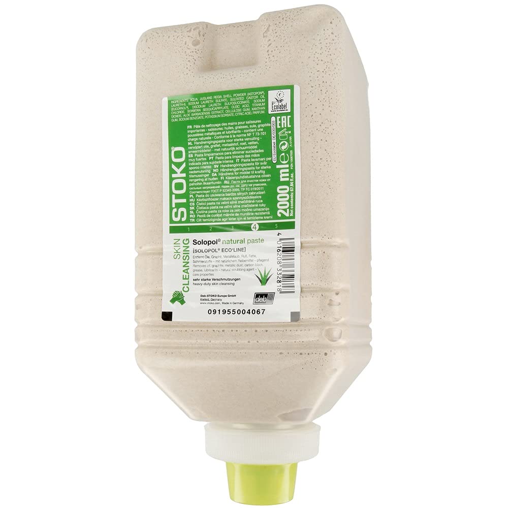 Stoko Solopol Hand Cleaner Hand Wash Paste 2 L Soft Bottle : Amazon.de ...