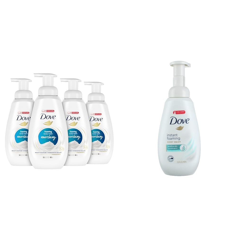 Amazon.com : Dove Instant Foaming Body Wash for Soft, Smooth Skin Deep ...