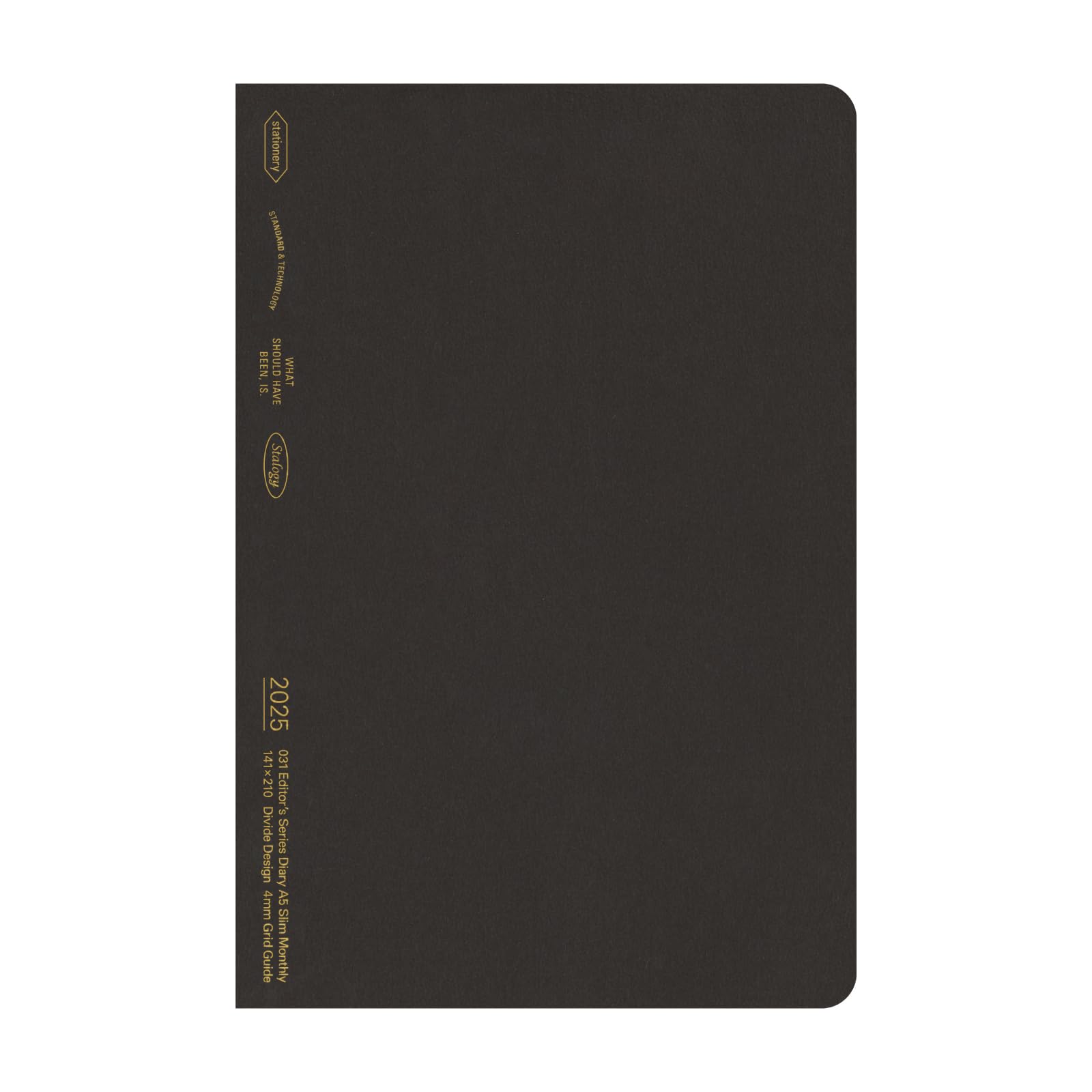 Amazon.com : Nitoms SS0117 2025 A5 Slim Monthly Black Notebook (Begins ...