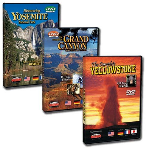 Amazon.com: National Park DVD Gift Set Yosemite Yellowstone & Grand ...