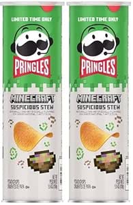 Amazon.com: Pringles Potato Chip Crisps Chips Crisps Can (Minecraft ...
