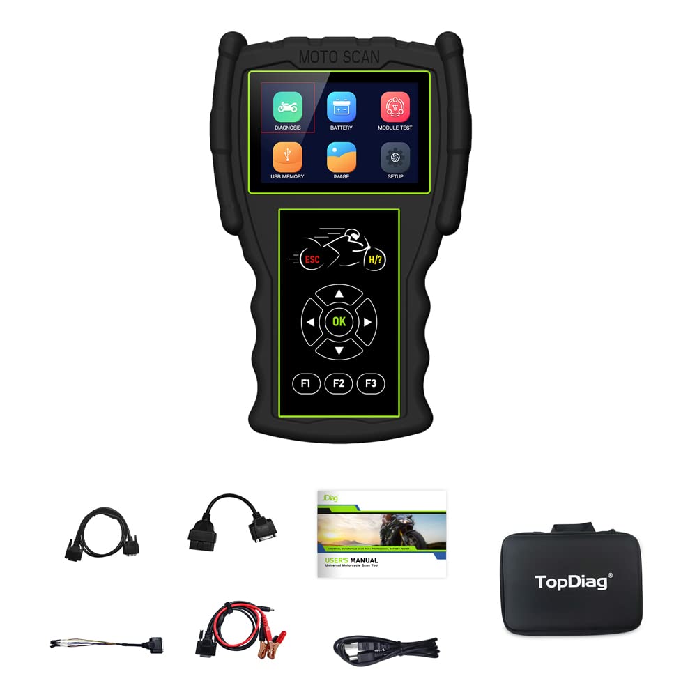 Yuans Motorcycle Code Scanner Dual System Diagnostic Scan Tool L ...