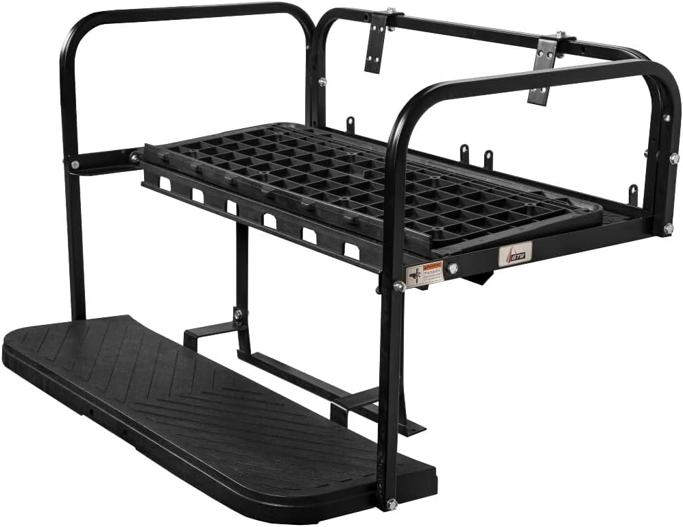 Amazon.com: Mach3 Golf Cart Rear Seat Aluminum Flip Frame ONLY ...