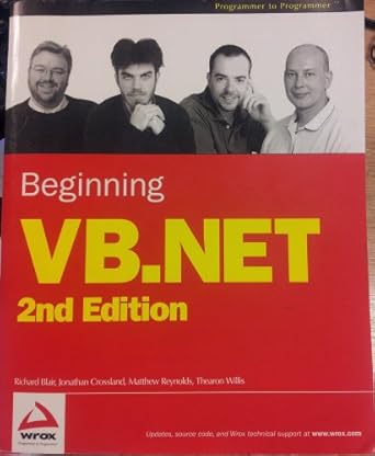 Beginning VB.NET: Amazon.co.uk: Blair, Richard, Crossland, Jonathan ...