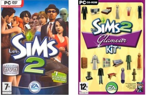 Bipack Sims 2 DVD + Kit Glamour (Edition limitée) : Amazon.fr: Jeux vidéo