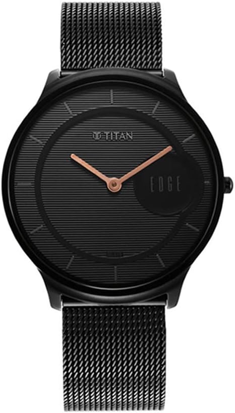 Titan Ceramic Analog Black Dial Men's Watch : Amazon.in: Fashion