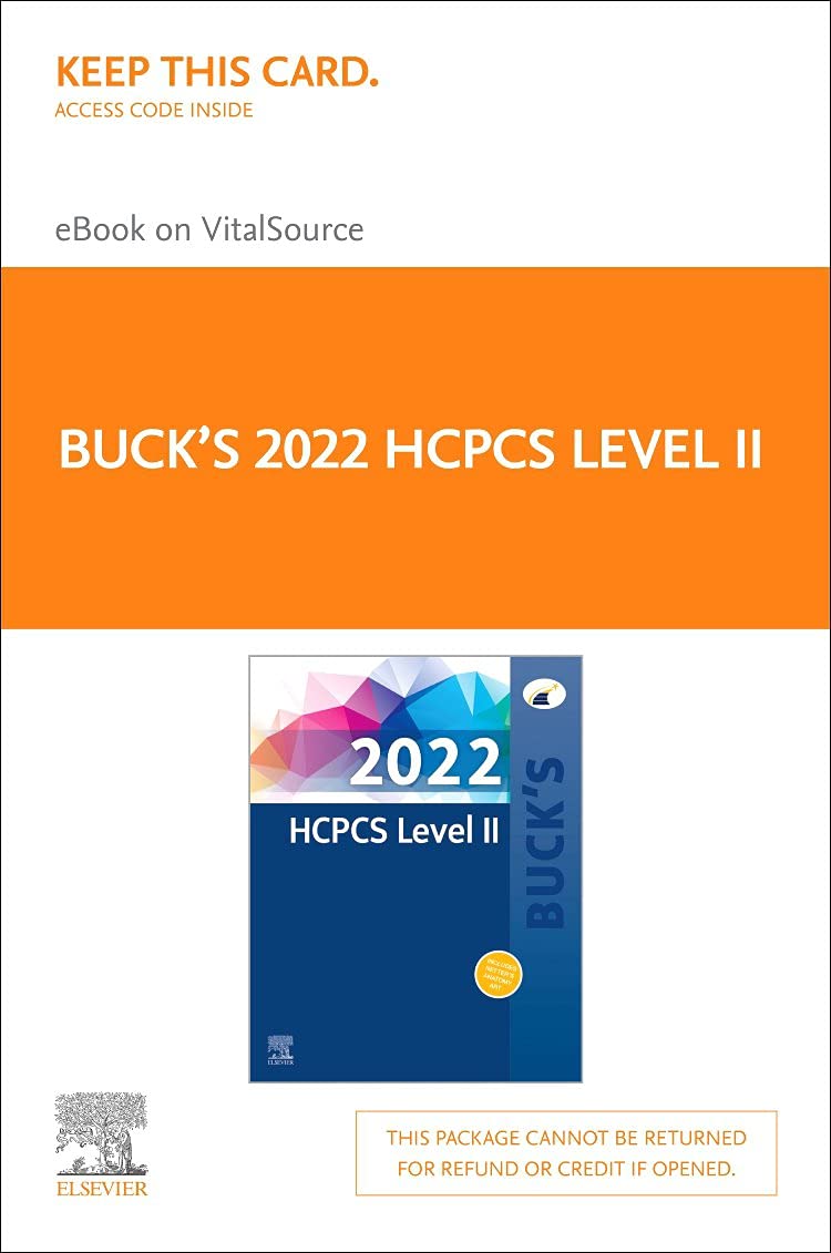 Buck's 2022 HCPCS Level II Elsevier E-Book on VitalSource (Retail ...