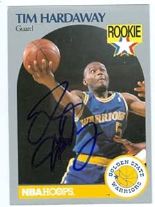 Tim Hardaway autographed Basketball Card (Golden State Warriors) 1990 ...