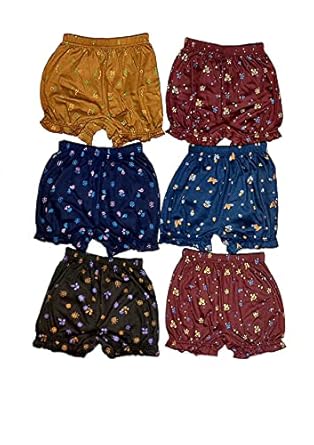 Buy LYKOR Ladies Plain&Printed Boyshorts Drawer for Girls | Cotton ...