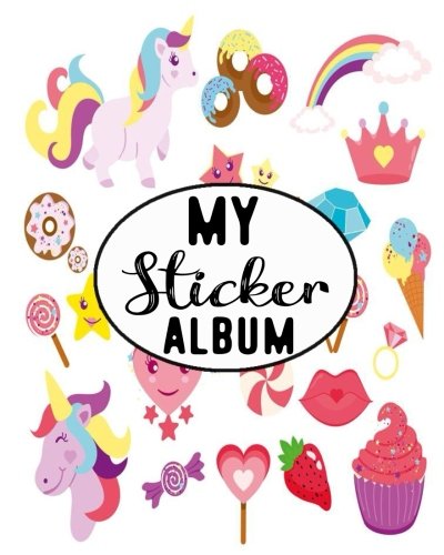 My Sticker Album: Blank Sticker Book Sticker Journal 8x10 100 pages ...