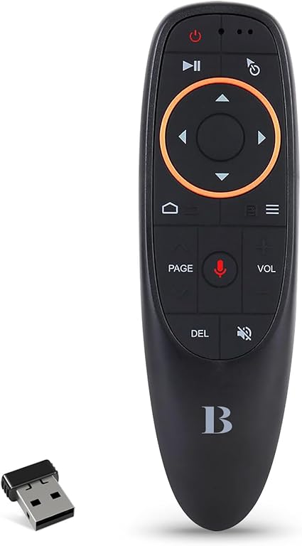 Amazon.com: BL Air Mouse Remote Control, Voice Remote 2.4G RF Wireless ...