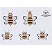 Amazon.com: Honey Bee Family Car Stickers - Full Color - Includes Queen ...