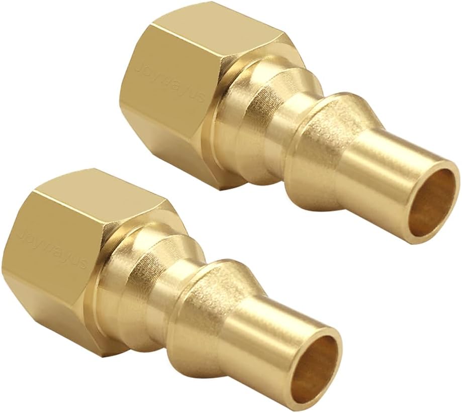 Amazon.com : Joywayus 2PCS Propane Quick-Connect Adapter 1/4" NPT ...