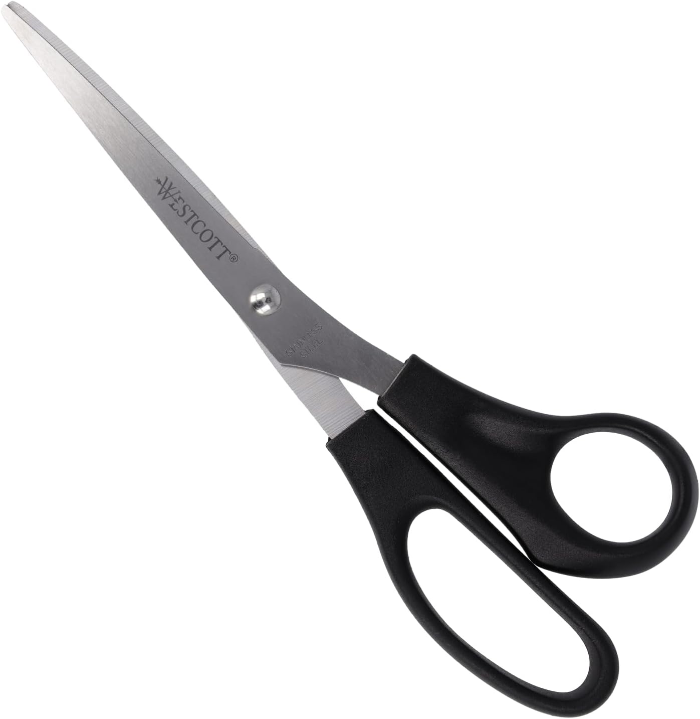 Westcott Scissors 8’ (20.3 cm) Black | Office Scissors with Black ...