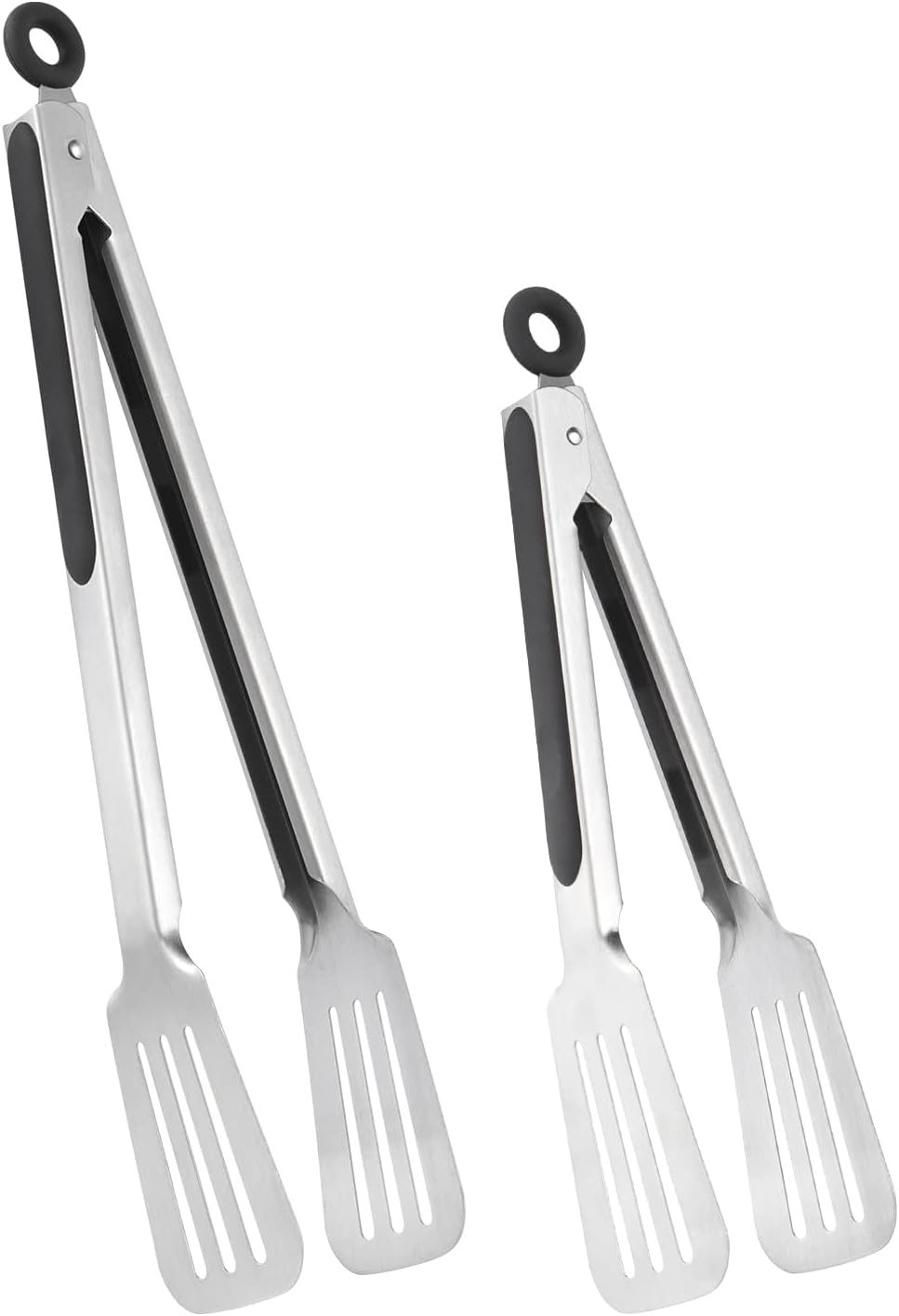 Amazon.com: Lebabo Metal Tongs for Cooking, Set of 2 Stainless Steel ...