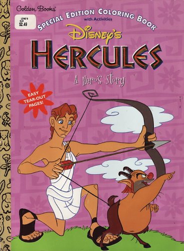Disney's Hercules (A Hero's Story, Special Edition Coloring Book With ...