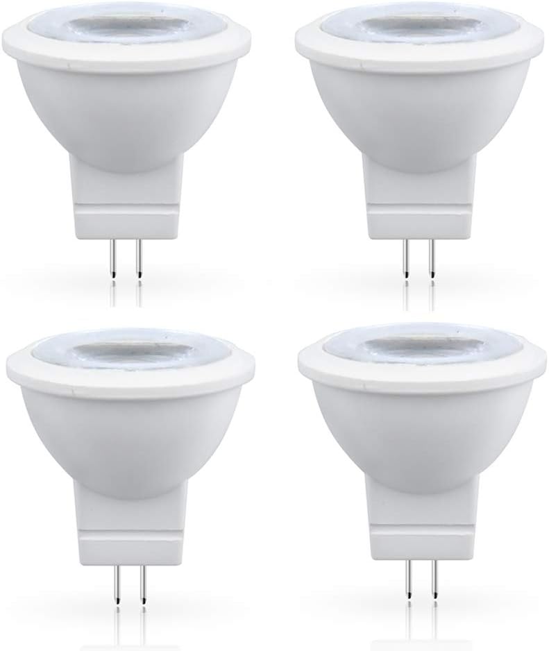 Lustaled 3W MR11 GU4.0 LED Light Bulbs 12V G4/GU4/GZ4 Bi-Pin Base LED ...