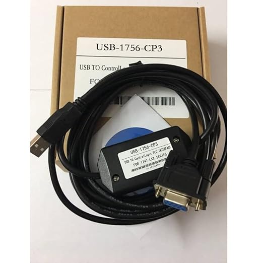 Amazon.com: USB 1747-CP3 Programming Cable for Allen Bradley PLC SLC500 ...