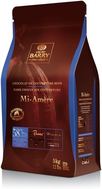 Amazon.com : Cacao Barry Praline Grains 1kg (2.2lbs) : Dessert Toppings ...