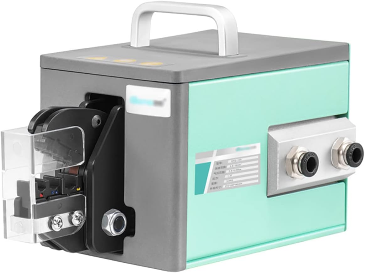 Amazon.com: Pneumatic Wire Terminal Crimping Machine with 4 Die Sets, 1 ...