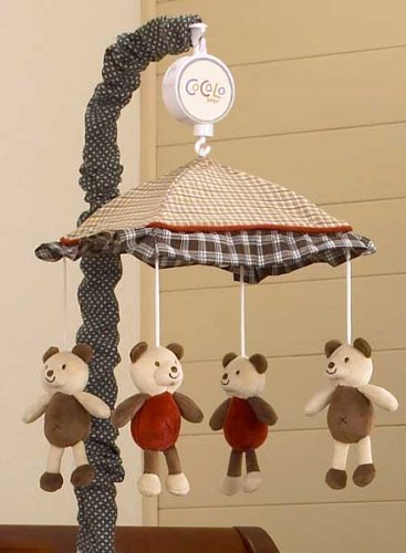 Amazon.com : CoCaLo Buttons Baby Musical Mobile: Teddy Bears : Nursery ...