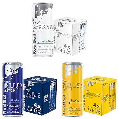 Buy Bundle of Red Bull Coconut Edition Energy Drink, 8.4 Fl Oz Cans ...