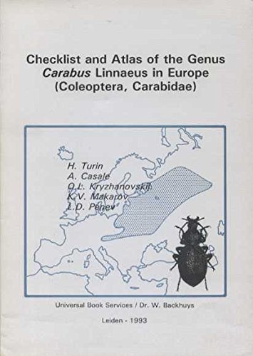 Checklist and Atlas of the Genus Carabus Linnaeus in Europe (Coleoptera ...